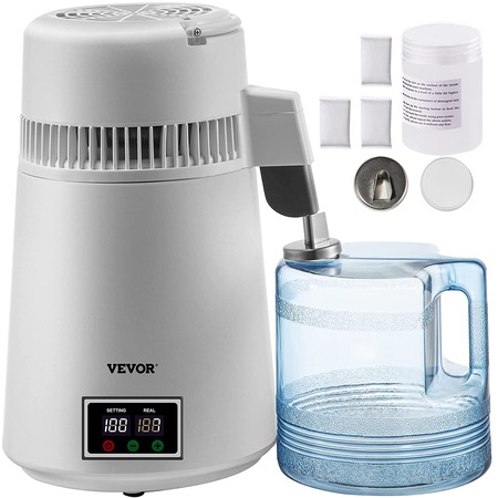 Distilator apa, 4 litri, 750 W, Capacitate de distilare 1 l/h, Afisaj ...