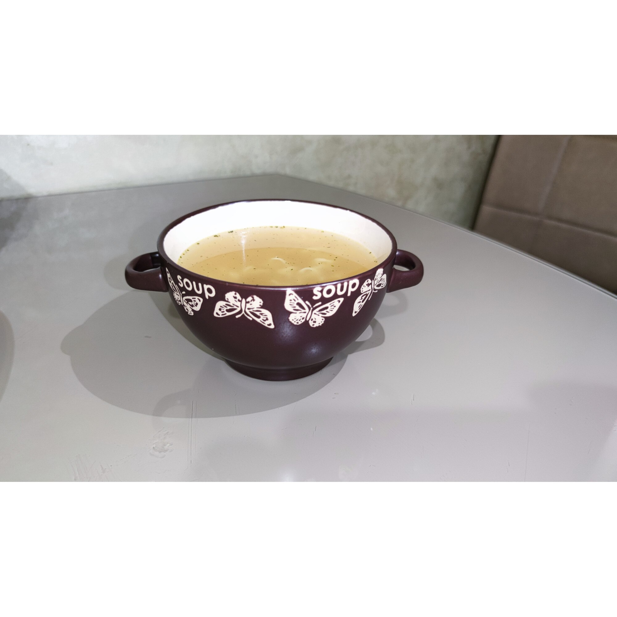 Set boluri pentru supa, 4 buc, ceramica, maro, 14x7 cm - eMAG.ro