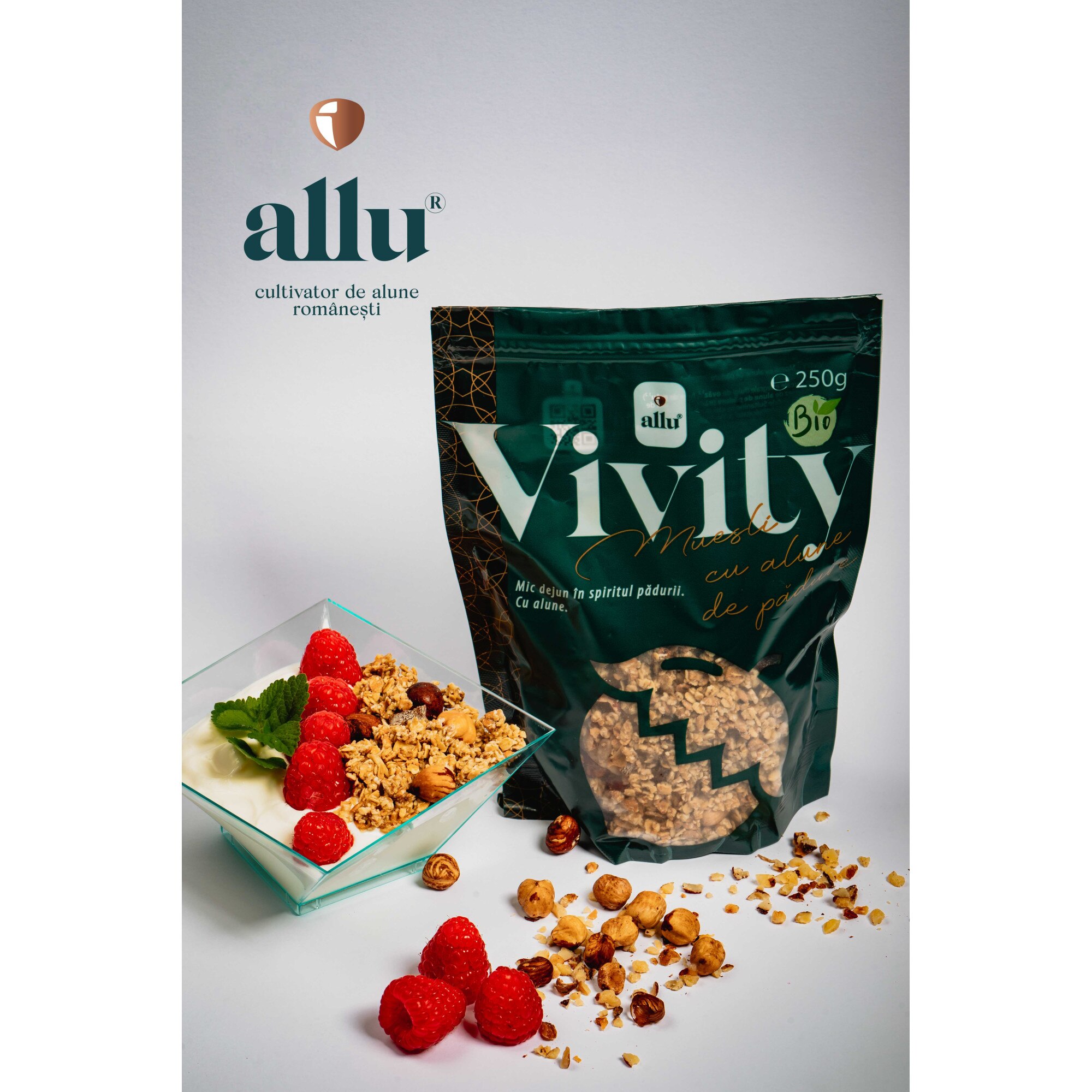 Muesli cu alune de padure, Allu, 250 g - eMAG.ro