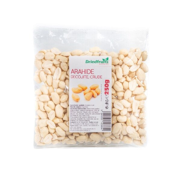 Arahide decojite crude albe- 250 g - eMAG.ro