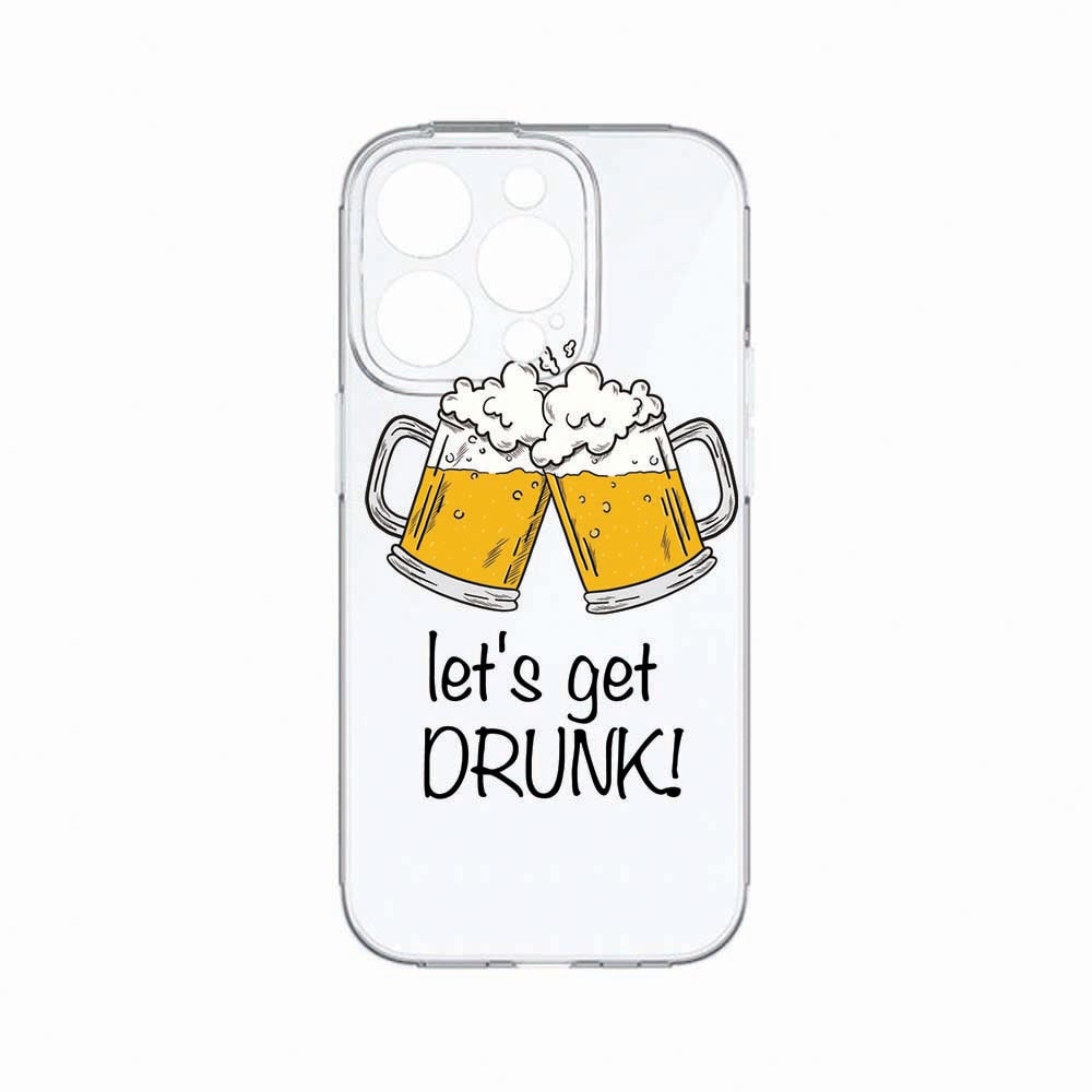 Силиконов калъф BestCase за Apple iPhone 14 Pro, Let`s Get Drunk ...