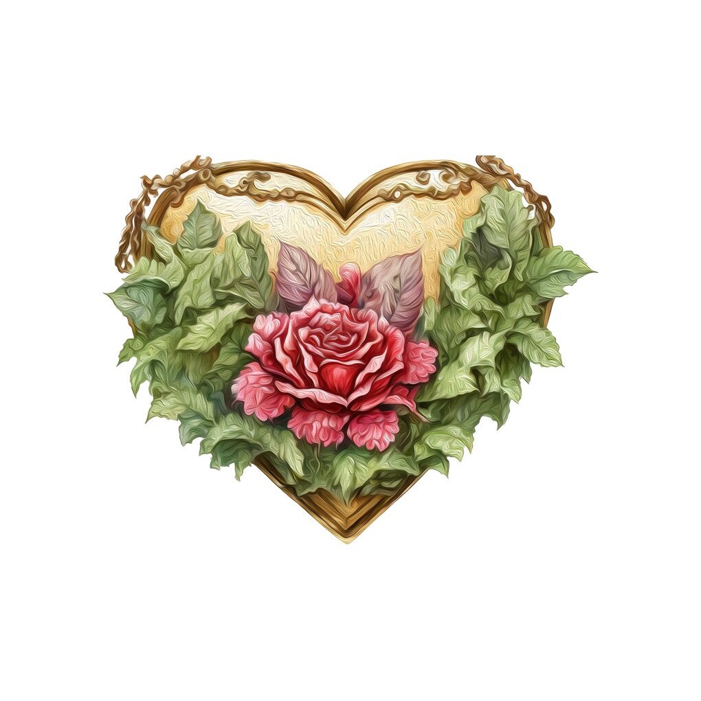 Sticker decorativ Inima Floare, Multicolor, 70 cm, 5532ST - eMAG.ro