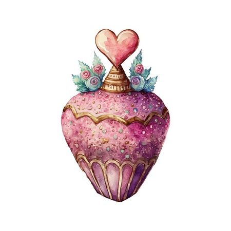 Sticker decorativ Inima, Roz, 85 cm, 5538ST - eMAG.ro