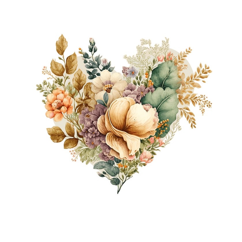 Sticker decorativ Floare Inima, Galben, 52 cm, 6032ST - eMAG.ro