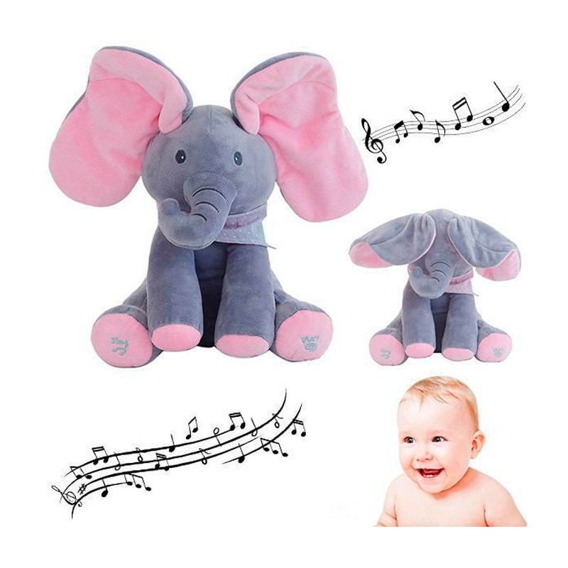 Elefant muzical, Mont Defenses, Cantaret, Gri/Roz, 3+ - eMAG.ro