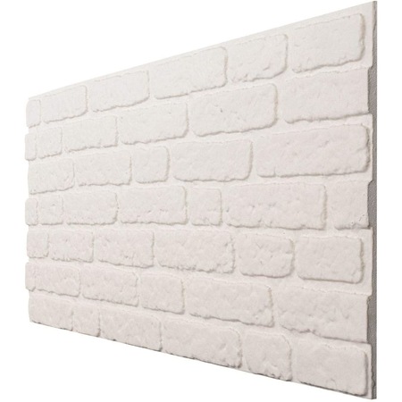 Panouri decorative MODULO White Brick, 4 placi, polistiren, aspect ...