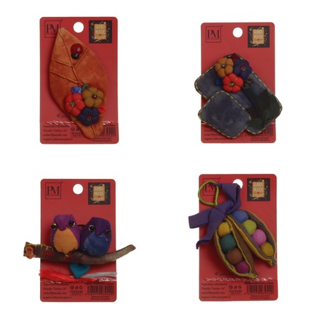 Set 4 martisoare brose handmade, PAMI, MVU-28 - eMAG.ro