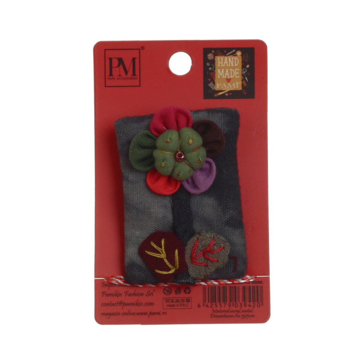 Set 4 martisoare brose handmade, PAMI, MVU-24 - eMAG.ro