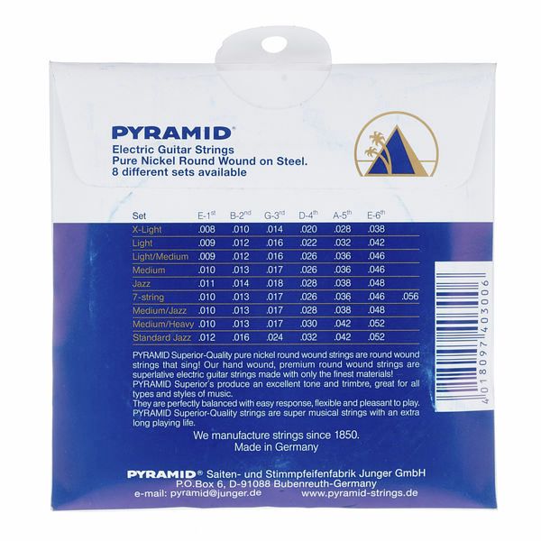 Corzi pentru chitara electrica, Pyramid 011-048 - eMAG.ro