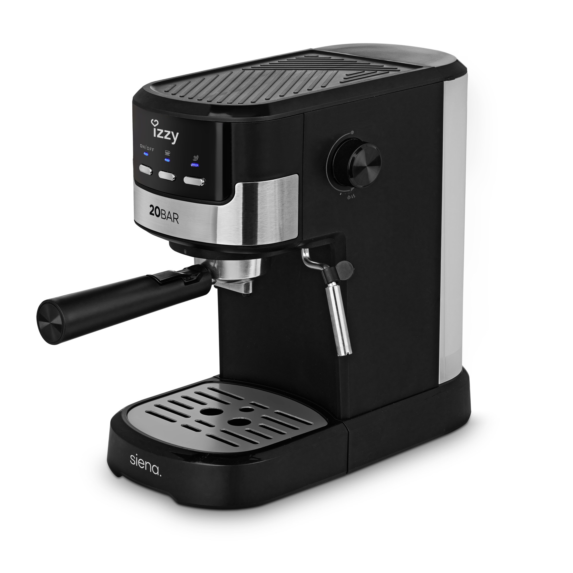 Set masina de cafea espresso Siena, Izzy, IZ-6010 si palnie si filtru ...