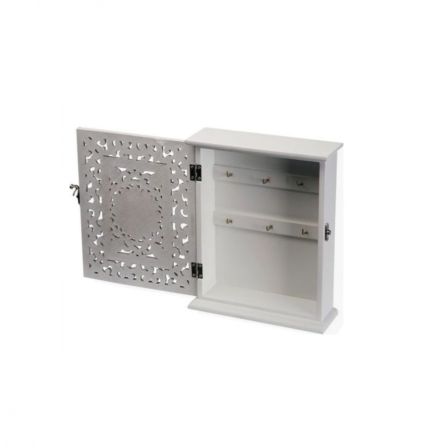Dulap de chei Versa, din lemn alb, 7 x 26 x 21 cm - eMAG.ro