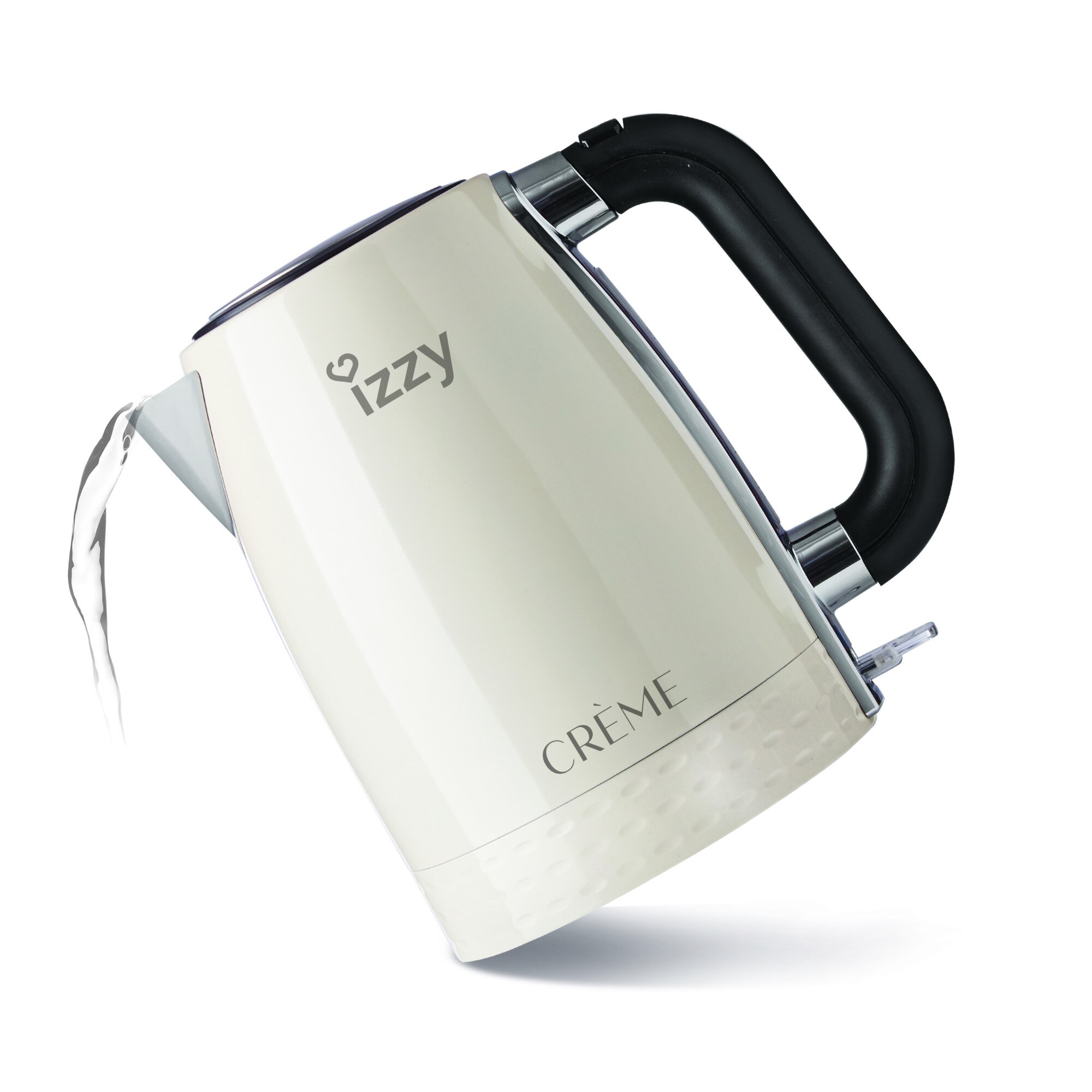 Fierbator Izzy, Crème, 2000 W, 1.7 L, oprire automata, baza rotativa ...