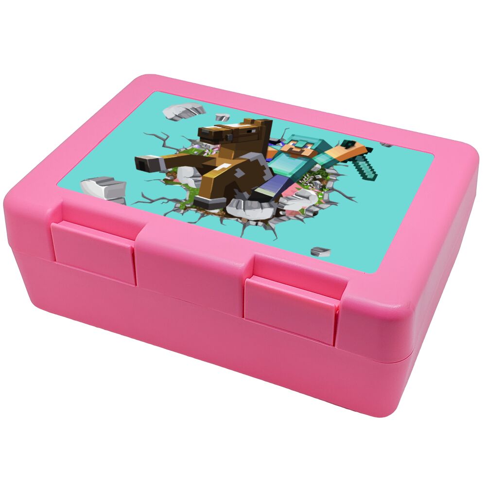 Cutie pentru pranz, Plastic, Roz - eMAG.ro