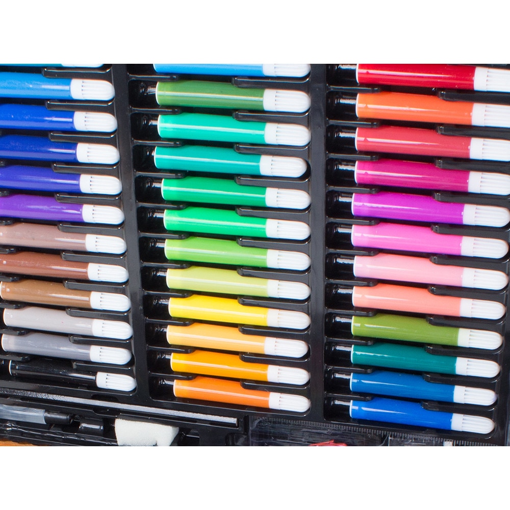 Комплект за рисуване, Художествена живопис, 150 елемента, Многоцветен ...