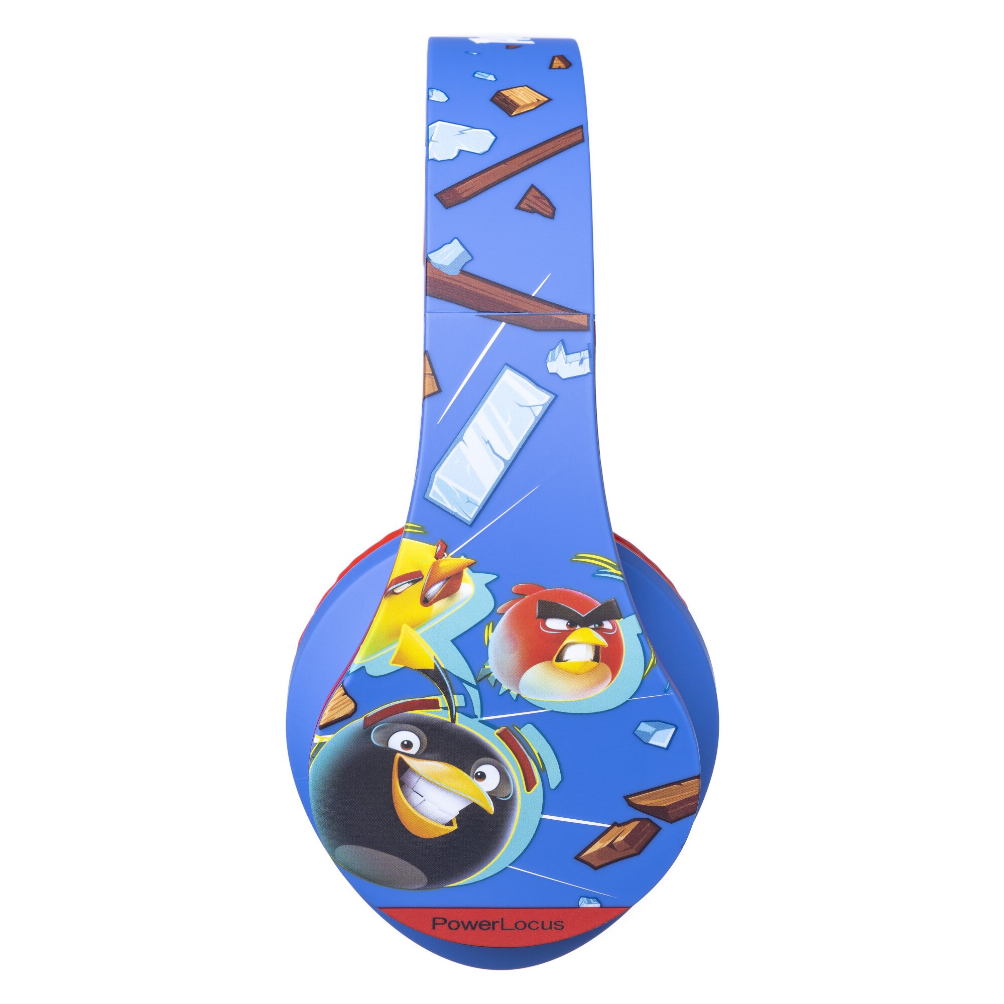 Casti Audio pentru copii, wireless, PowerLocus Angry Birds, rosu - eMAG.ro