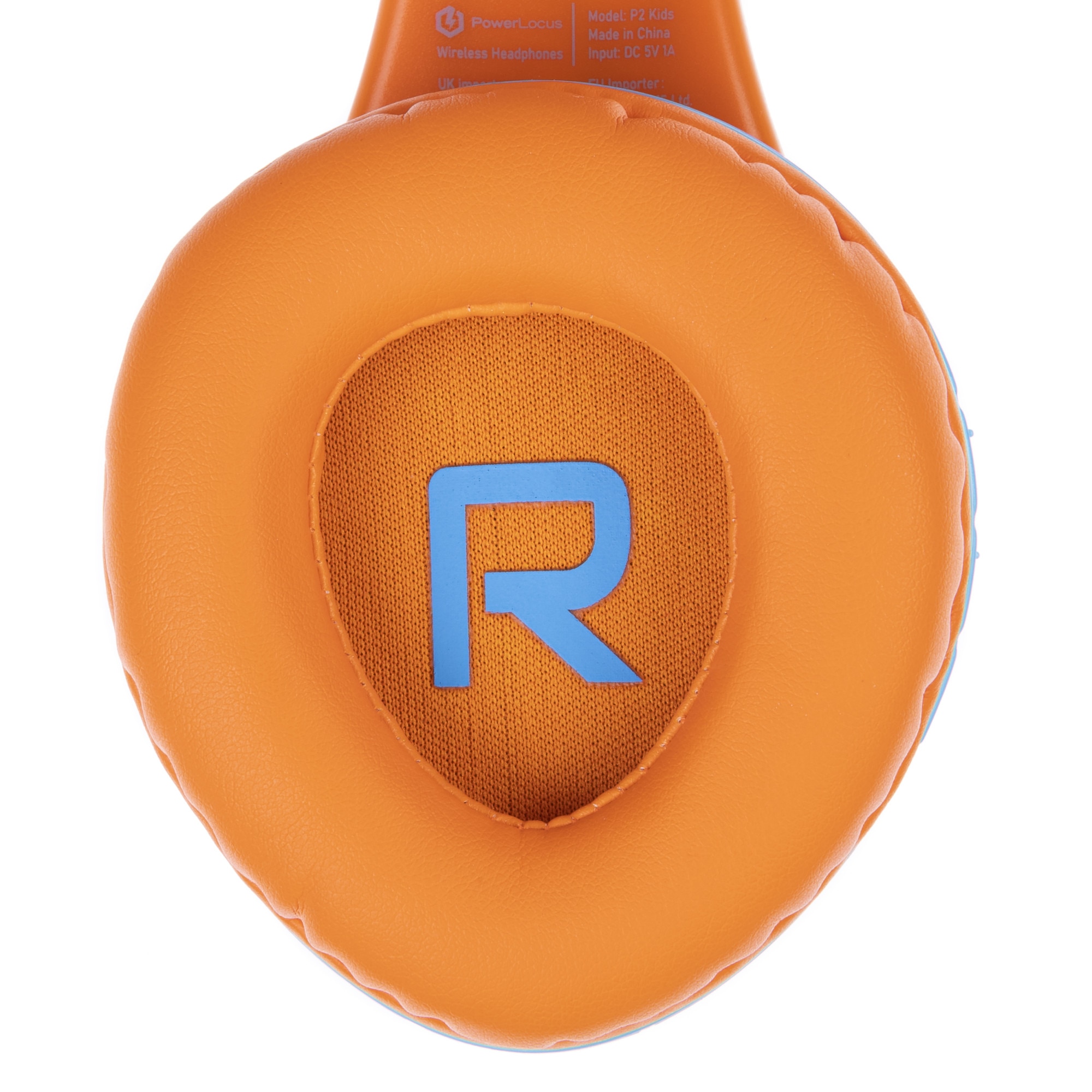 Casti Audio pentru copii, wireless, PowerLocus Angry Birds, Portocaliu ...