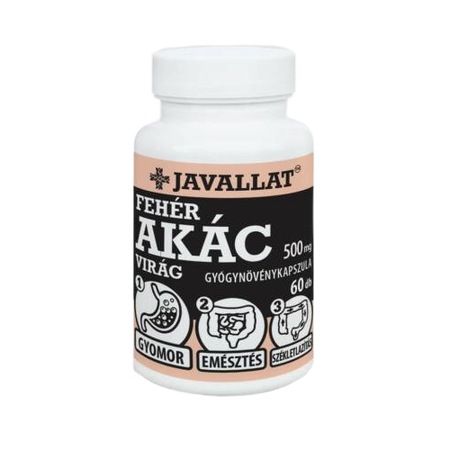 Fehér akác virág 60db-os kapszula - eMAG.hu