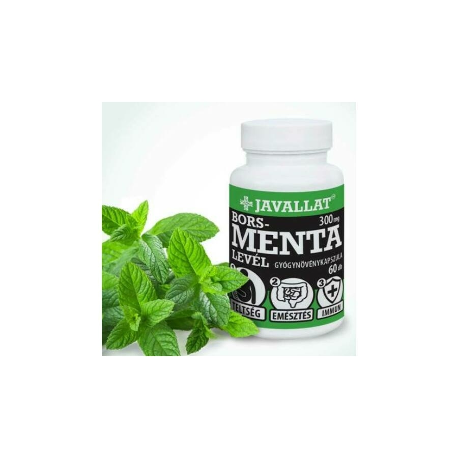 Borsmenta levél 60db-os kapszula - eMAG.hu