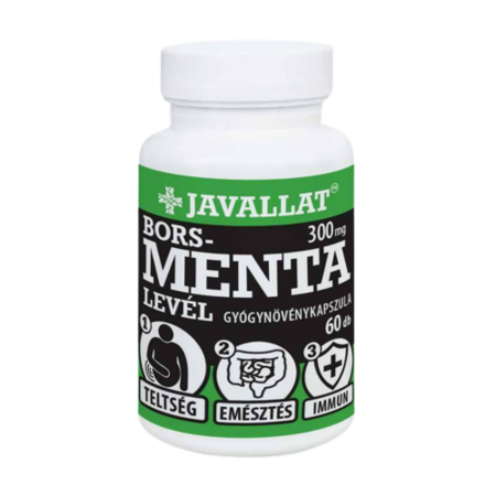Borsmenta levél 60db-os kapszula - eMAG.hu