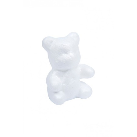 Set 4 ursuleti polistiren COLORARTE, 4.5x7.5cm - eMAG.ro