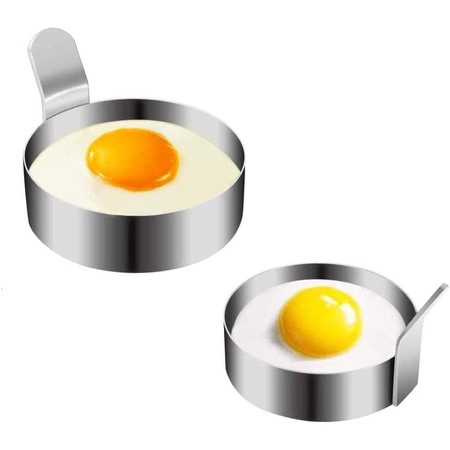 Set forme pentru oua, Koksi, Inox, Argintiu, 2 buc - eMAG.ro