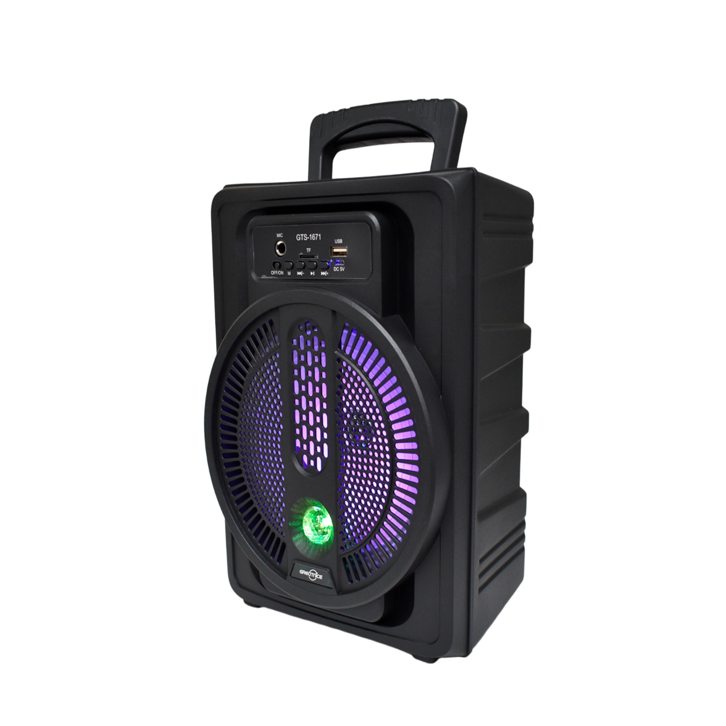 Boxa Portabila GTS-1671, Wireless cu Bluetooth si Lumini 30W - eMAG.ro