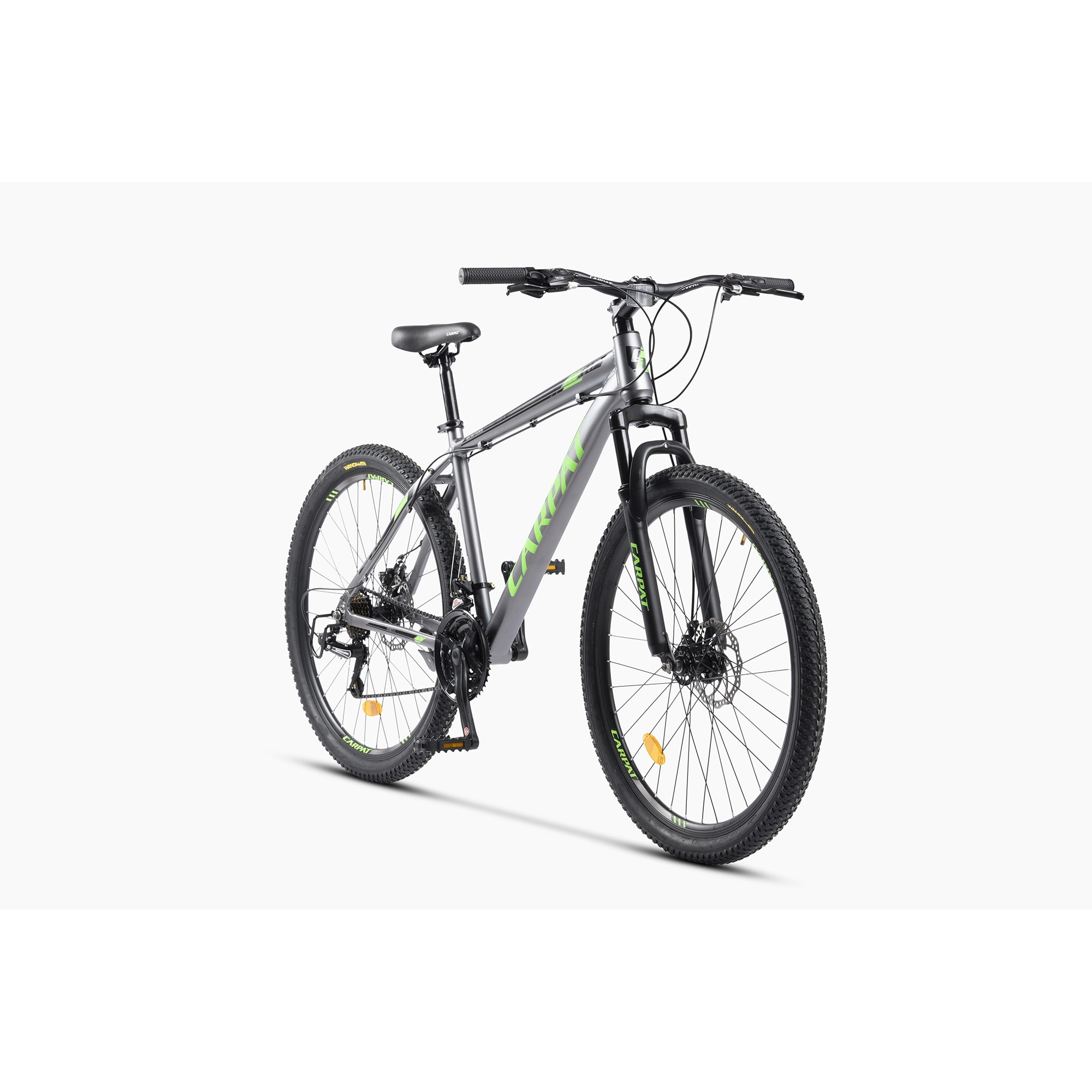 Bicicleta MTB-HT CARPAT C2770A Montana, Manete Rotative, 21 Viteze ...