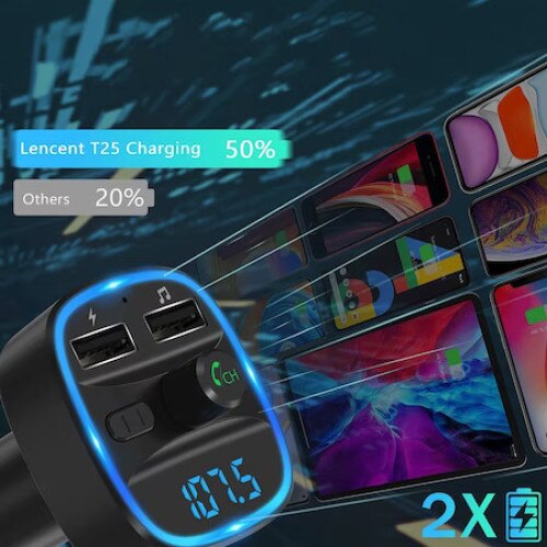 Modulator FM pentru orice tip de Auto, Model Andowl, Bluetooth CHT USB ...