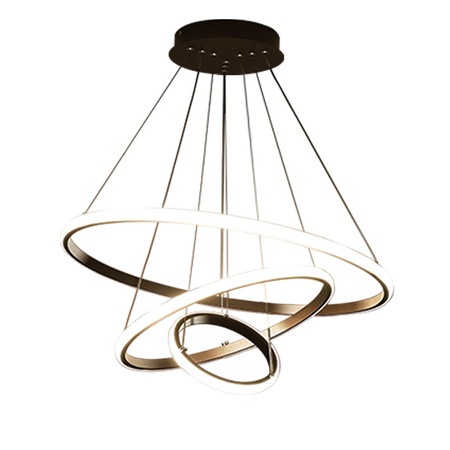 Candelabru modern LED, SENQIU, Fier, Reglabil, 20x40x60 cm, Negru - eMAG.ro