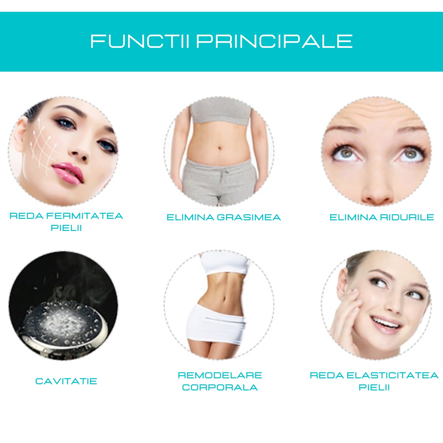 Aparat Profesional Lipolaser cu Cavitatie, Vacuum, Radiofrecventa - eMAG.ro