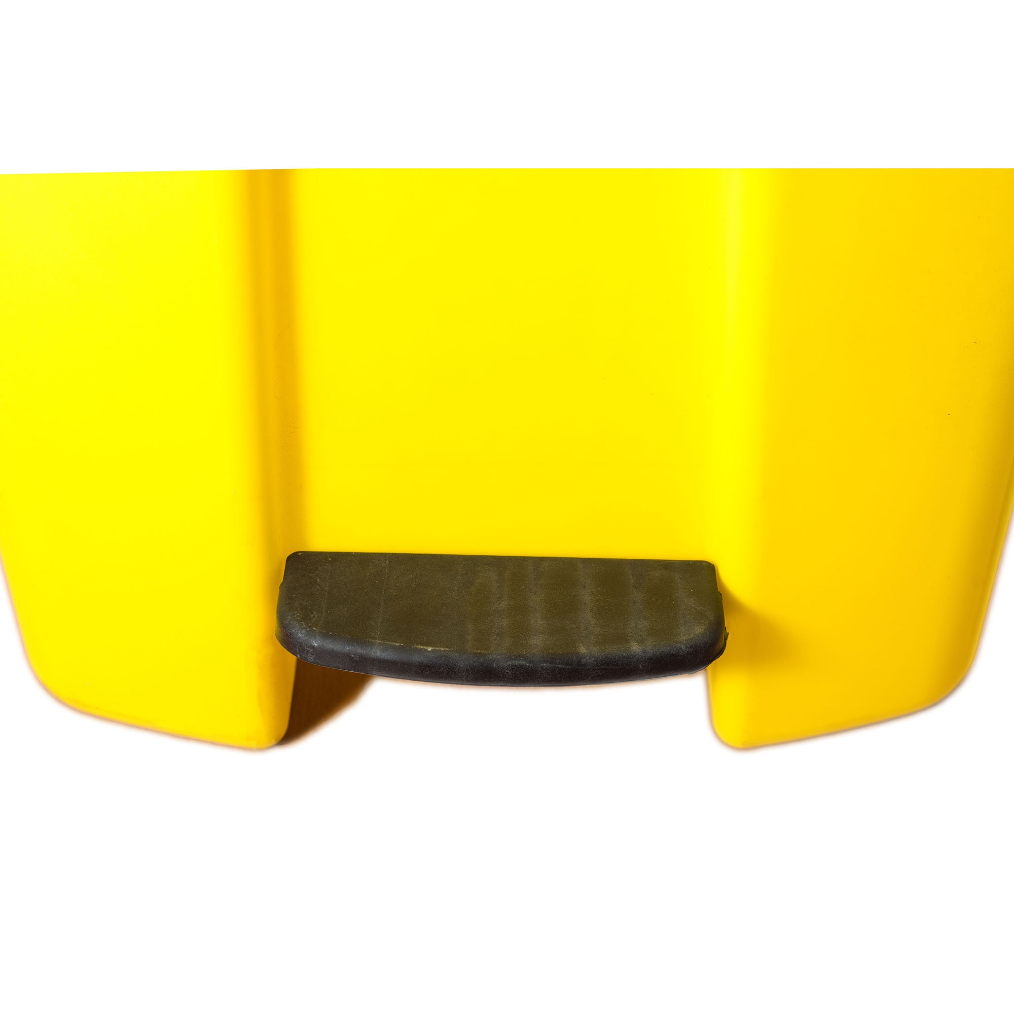 Tomberon cu roti si pedala, Cyclops, 80L, Galben - eMAG.ro