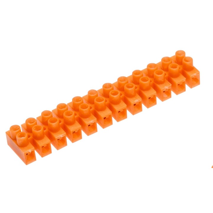 Soclu cu 12 conectori electrici, GTV, 250V, Portocaliu - eMAG.ro