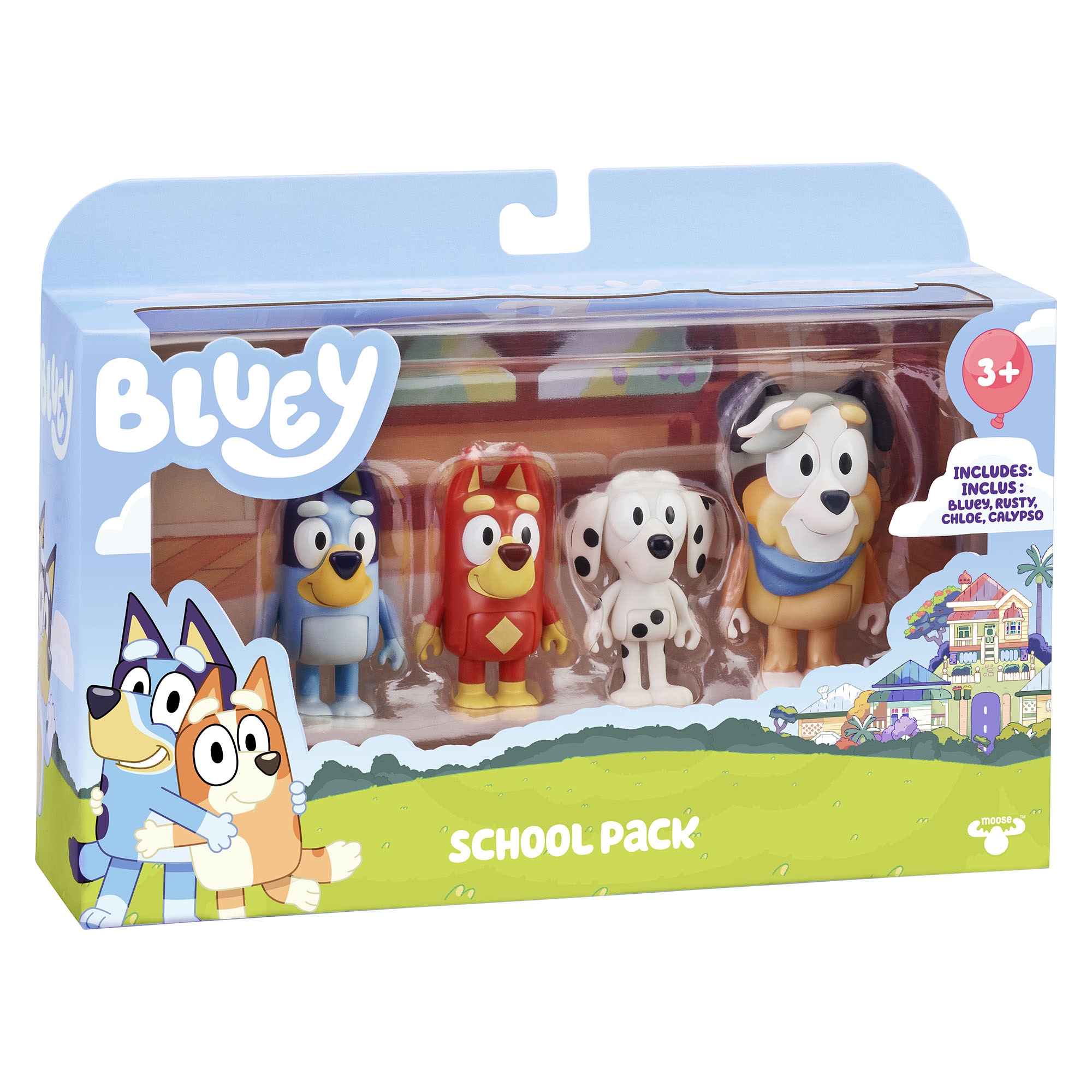 Комплект 4 фигурки Bluey - Bluey at school - eMAG.bg
