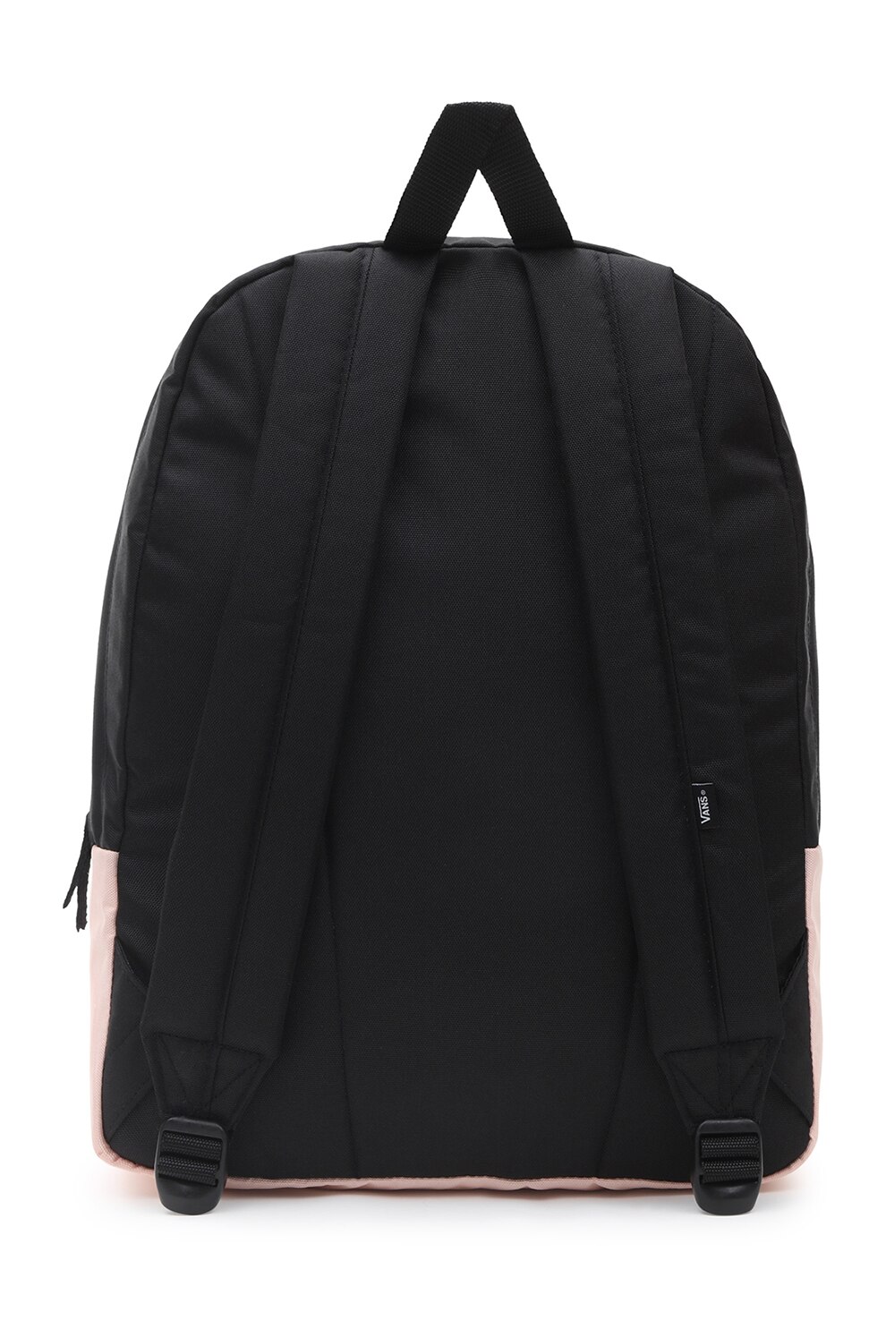 Vans, Rucsa cu aspect colorblock Realm, Alb, Roz pastel, Negru - eMAG.ro