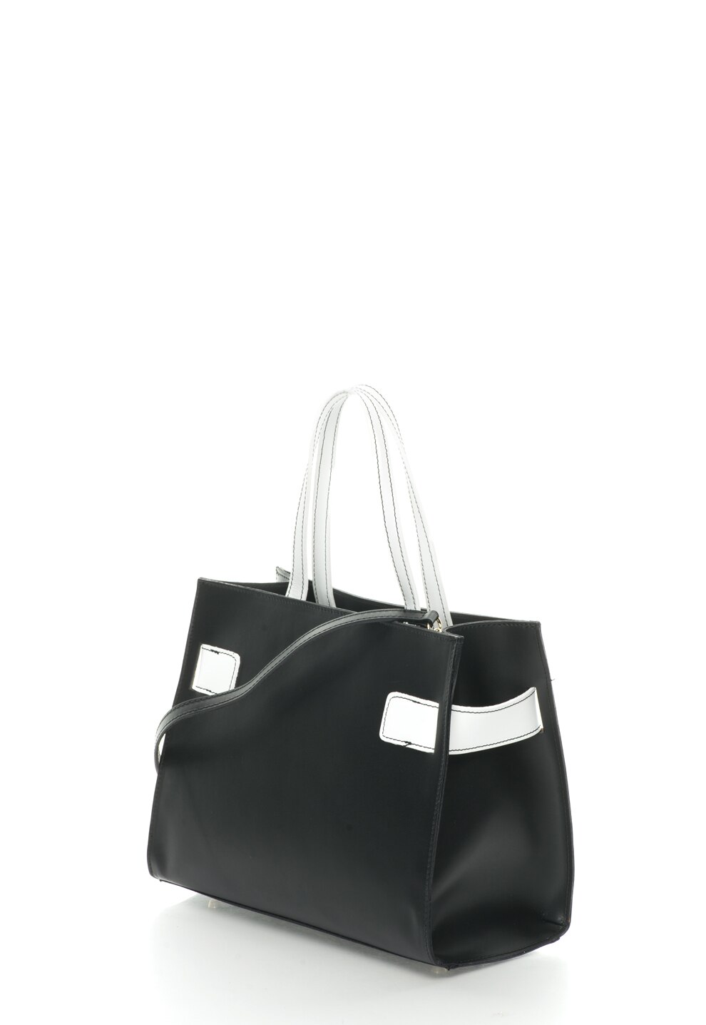 Zee Lane Collection Кожена чанта с каишка с тока - eMAG.bg