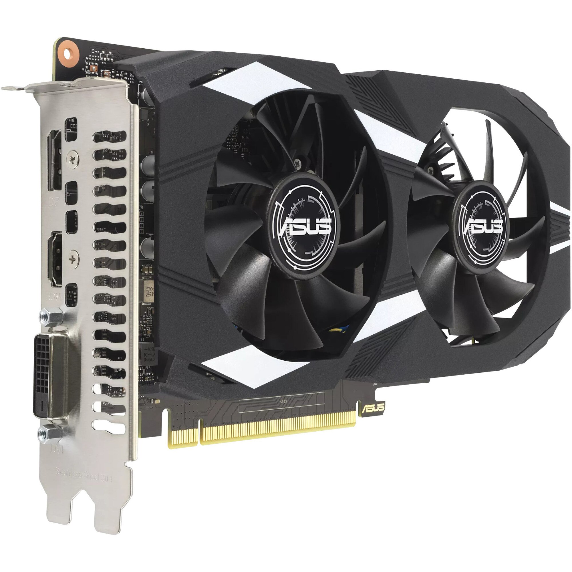 Placa video ASUS GeForce GTX® 1630 DUAL, 4GB GDDR6, 64-bit - eMAG.ro