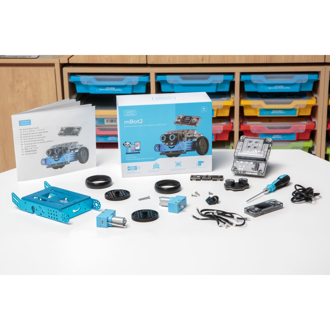 Kit Robot educativ Makeblock mBot2, Programabil, Control inteligent ...