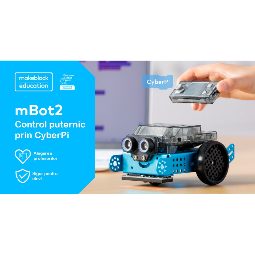 Kit Robot educativ Makeblock mBot2, Programabil, Control inteligent ...