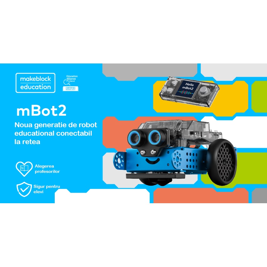 Образователен робот Makeblock Mbot2 програмируем Cyberpi Smart