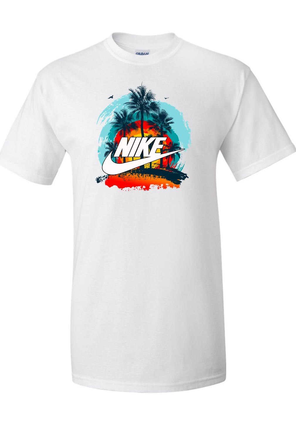 Тениска Nike Beach Design 2, Бял, L - eMAG.bg