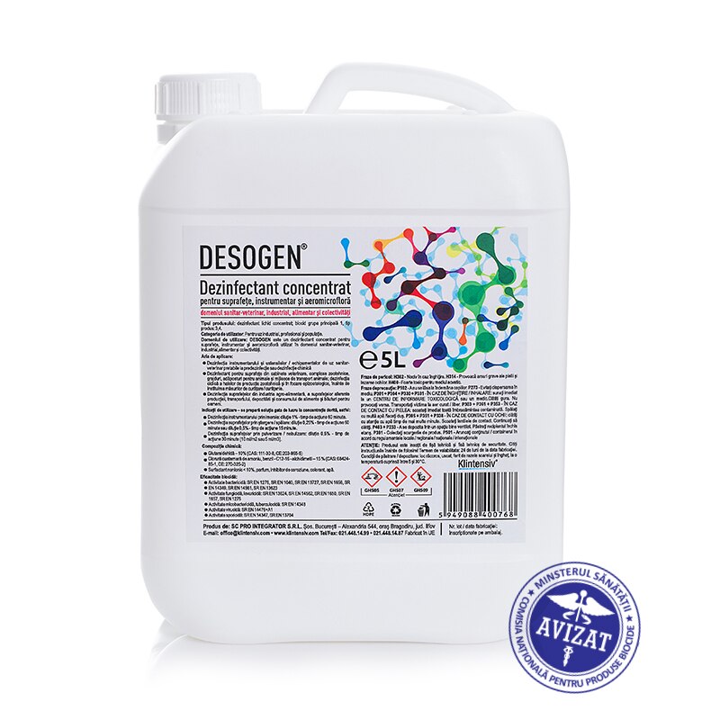 Desogen fertőtlenítőszer koncentrátum tp 3,4 5l - eMAG.hu
