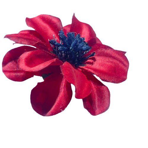 Agrafa de par, Handmade, Floare 3D, Clips, Cutie Cadou, Textil, Metal ...