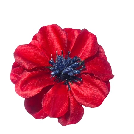 Agrafa de par, Handmade, Floare 3D, Clips, Cutie Cadou, Textil, Metal ...