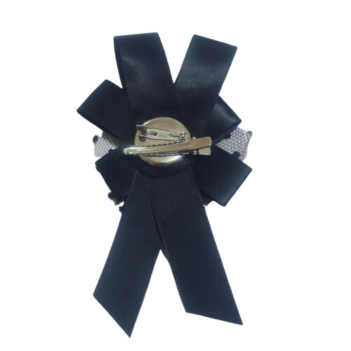 Brosa tip jabou, Handmade, Statement, 2 in 1, Clips par, Cu dantela ...