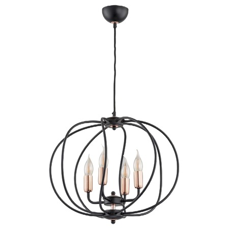 Luster, Alfa, fém, 40 W, fekete - eMAG.hu