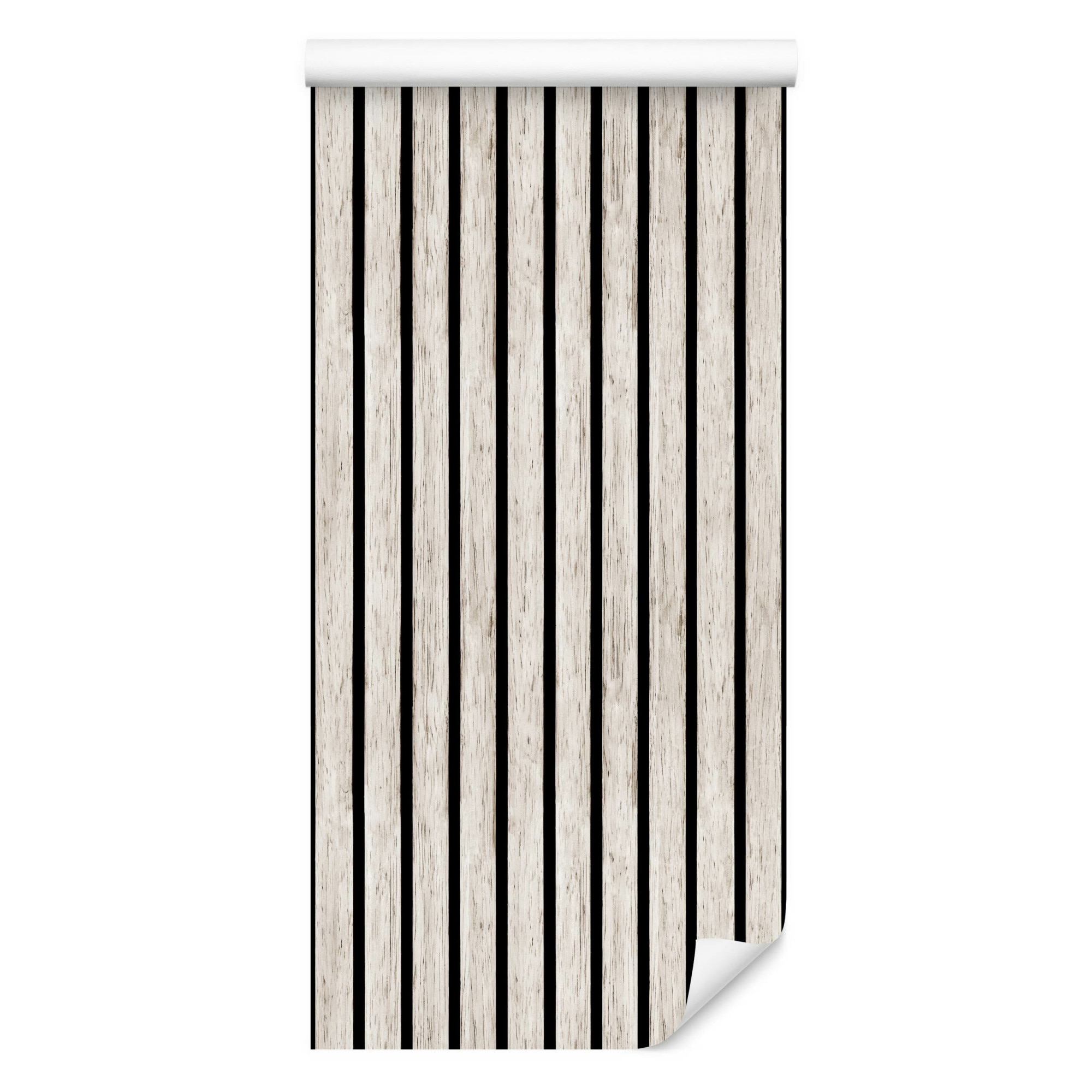 Tapet 3D pentru Perete Lamele Lemn 53cm x 300cm Vlies, Design modern ...