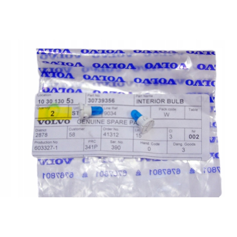 Основна крушка за табло, Volvo, Бяла - eMAG.bg