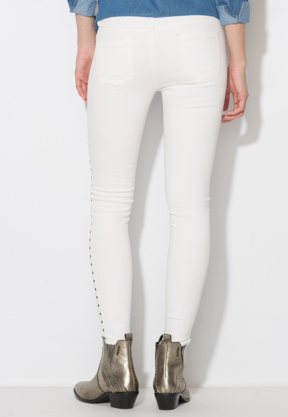 Zee Lane Denim Бели дънки с метални детайли 42 - eMAG.bg