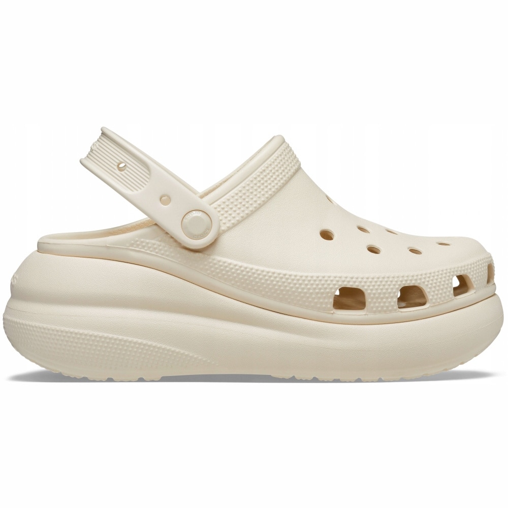 Saboti Platforma Femei, Crocs, Classic Crush Clog, Bej - eMAG.ro