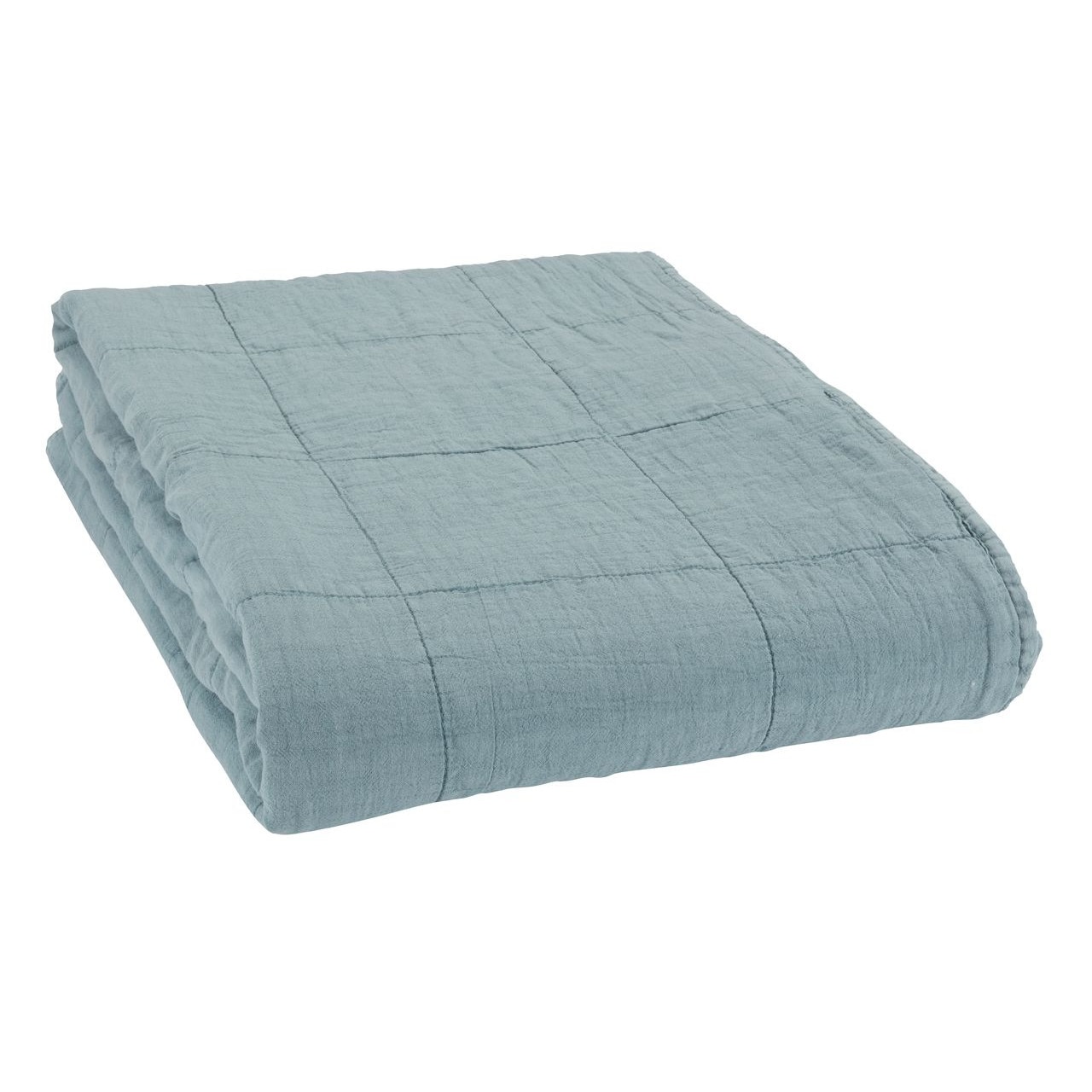 Patura matlasata IS0983, Bumbac, 130x180 cm, Albastru - eMAG.ro